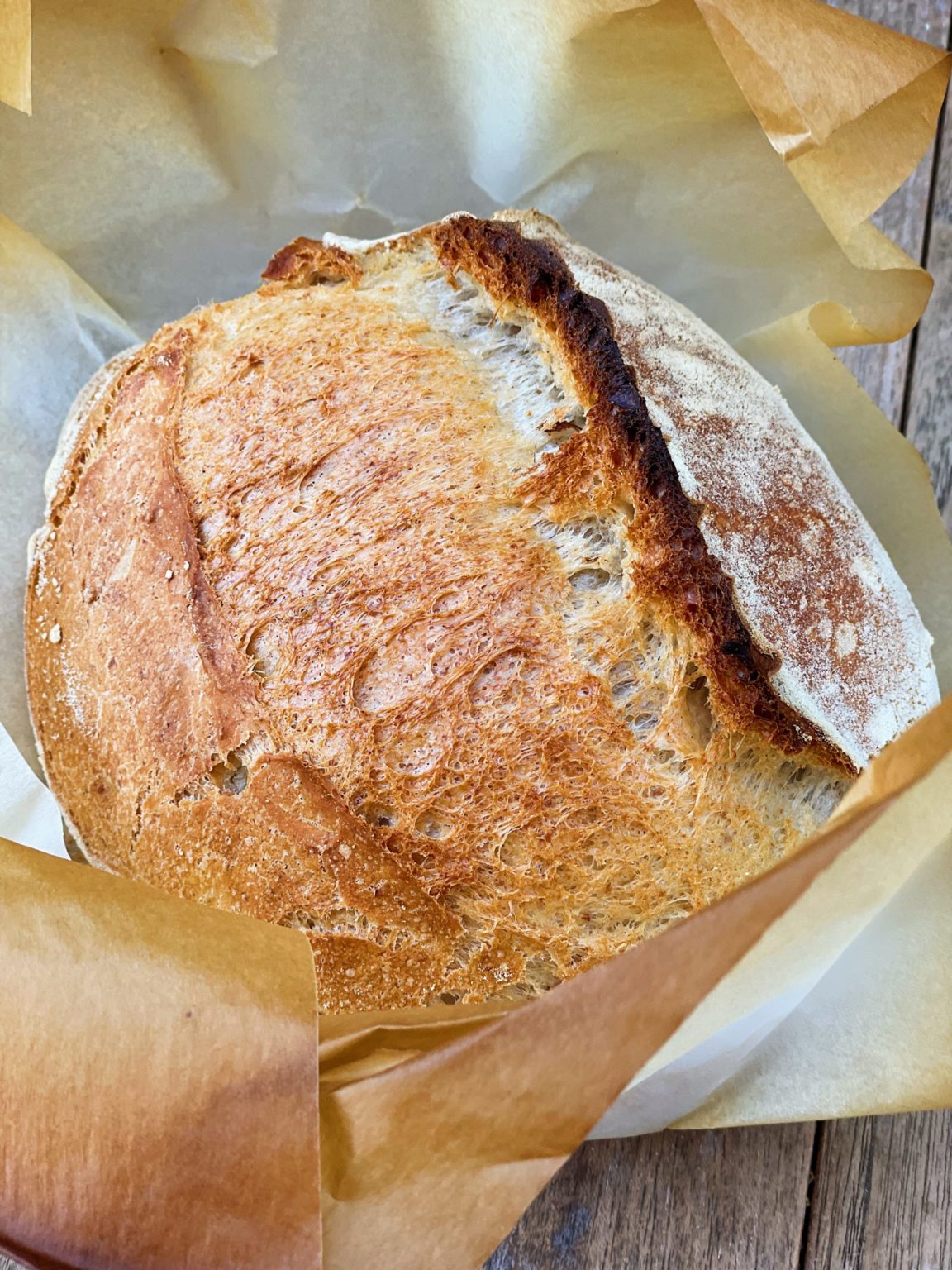 La traverse: Baumstamm-Brot aus Landbrotmehl “T80” – Speedelicious